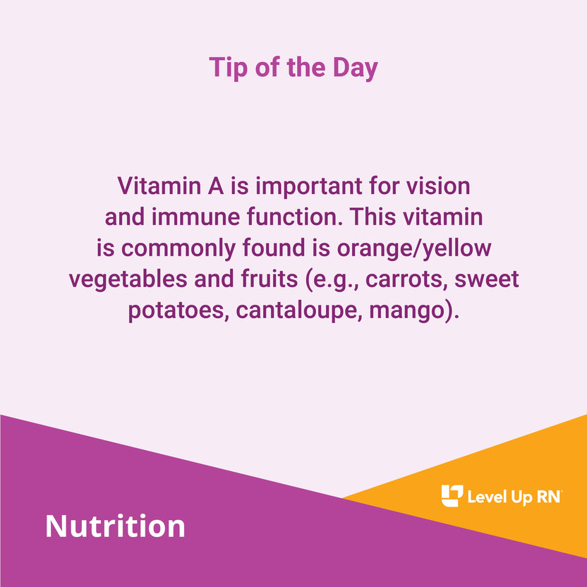 Vitamin A – LevelUpRN