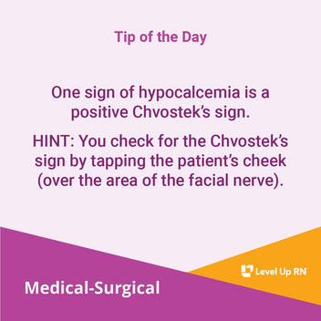 What is the Chvostek's Sign, Positive vs Negative | LevelUpRN