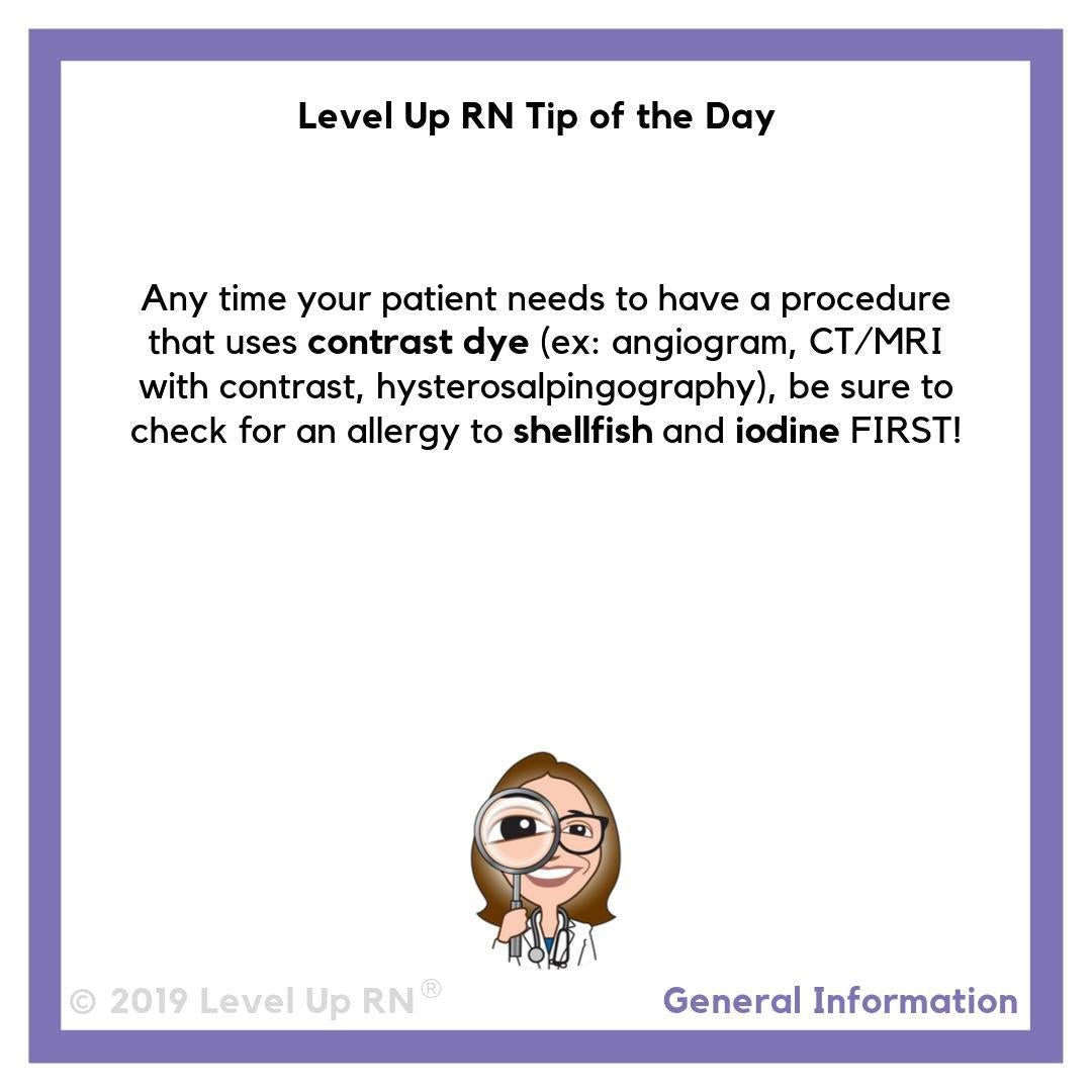 Best Practices for Contrast Dye in Nursing – LevelUpRN