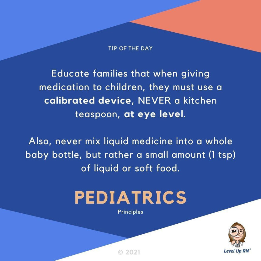 Giving Medication to Children – LevelUpRN