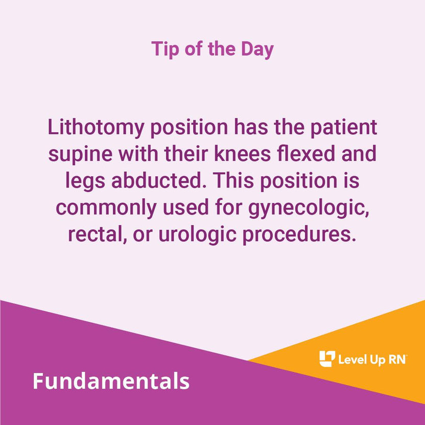 Lithotomy Position – LevelUpRN