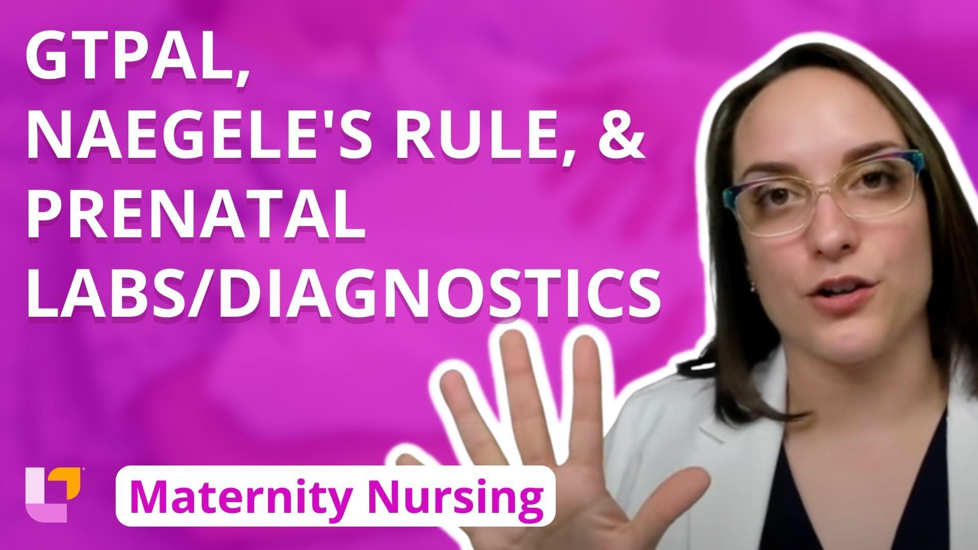 GTPAL, Naegele's Rule, & Prenatal Labs/Diagnostics – LevelUpRN