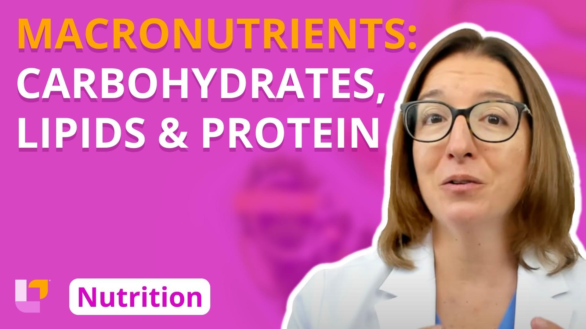 Macronutrients: Carbohydrates, Lipids, Protein - Nutrition – LevelUpRN