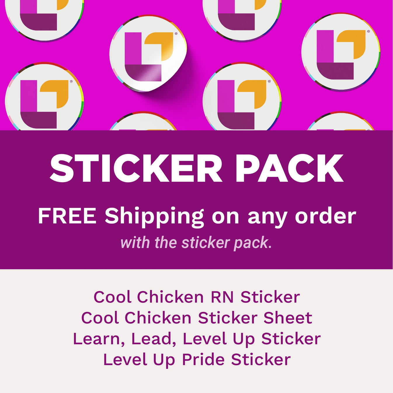 Super Sticker Pack – LevelUpRN